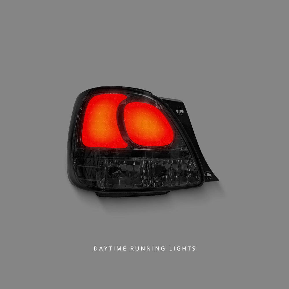 Lexus GS S160 (1998 - 2005) Smoke LED Tail Lights LH + RH – WANGAN by DMS