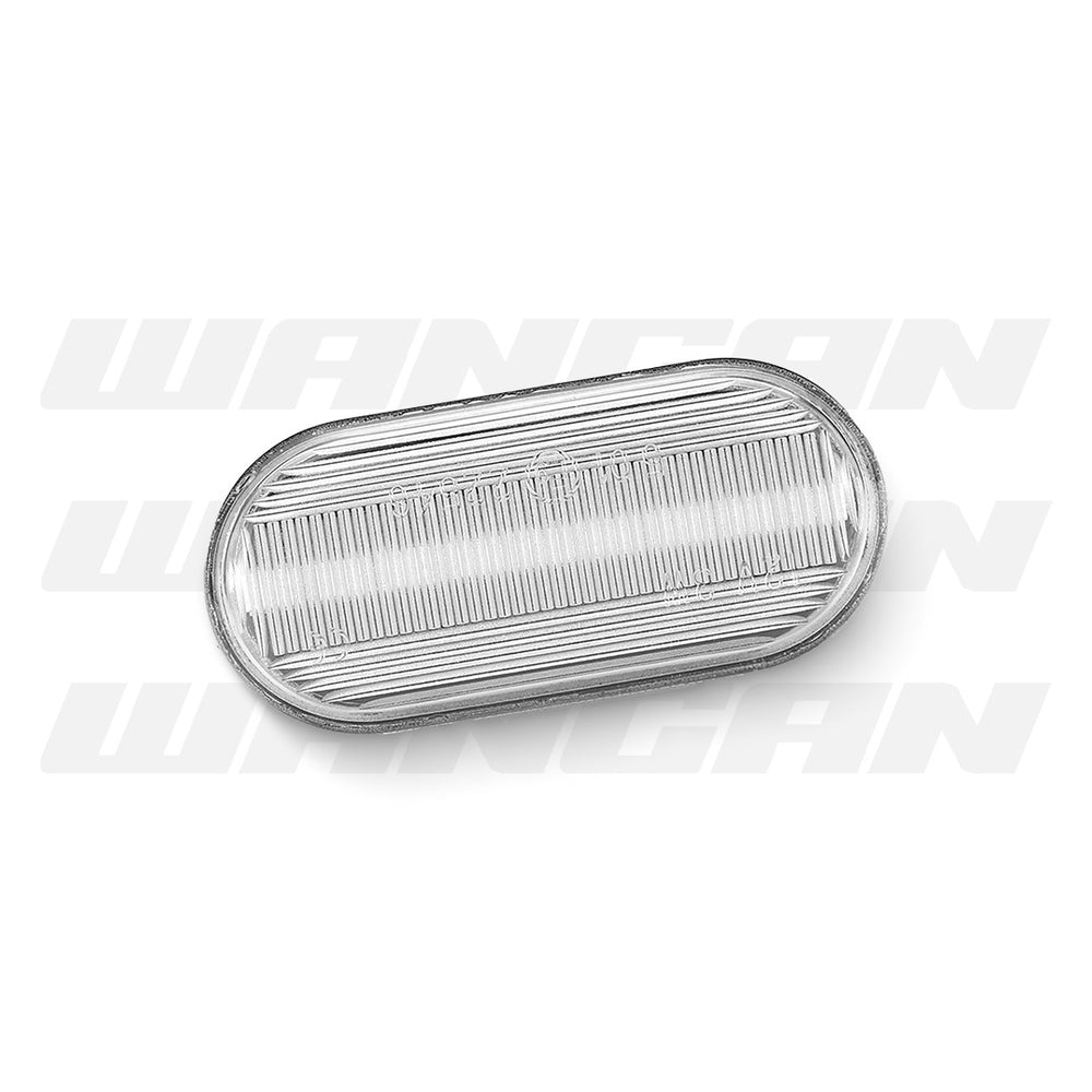 Nissan Navara D40 (2004- 2019) Clear Side Fender Marker Indicator Ligh ...